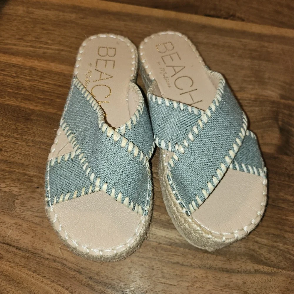 Oasis | Shoes | Beach By Matisse Oasis Ladies Blue Espadtille Platform ...